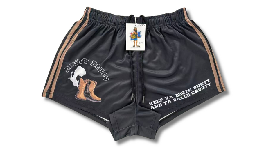 DUSTY BOOTS – Footy-shorts.com.au