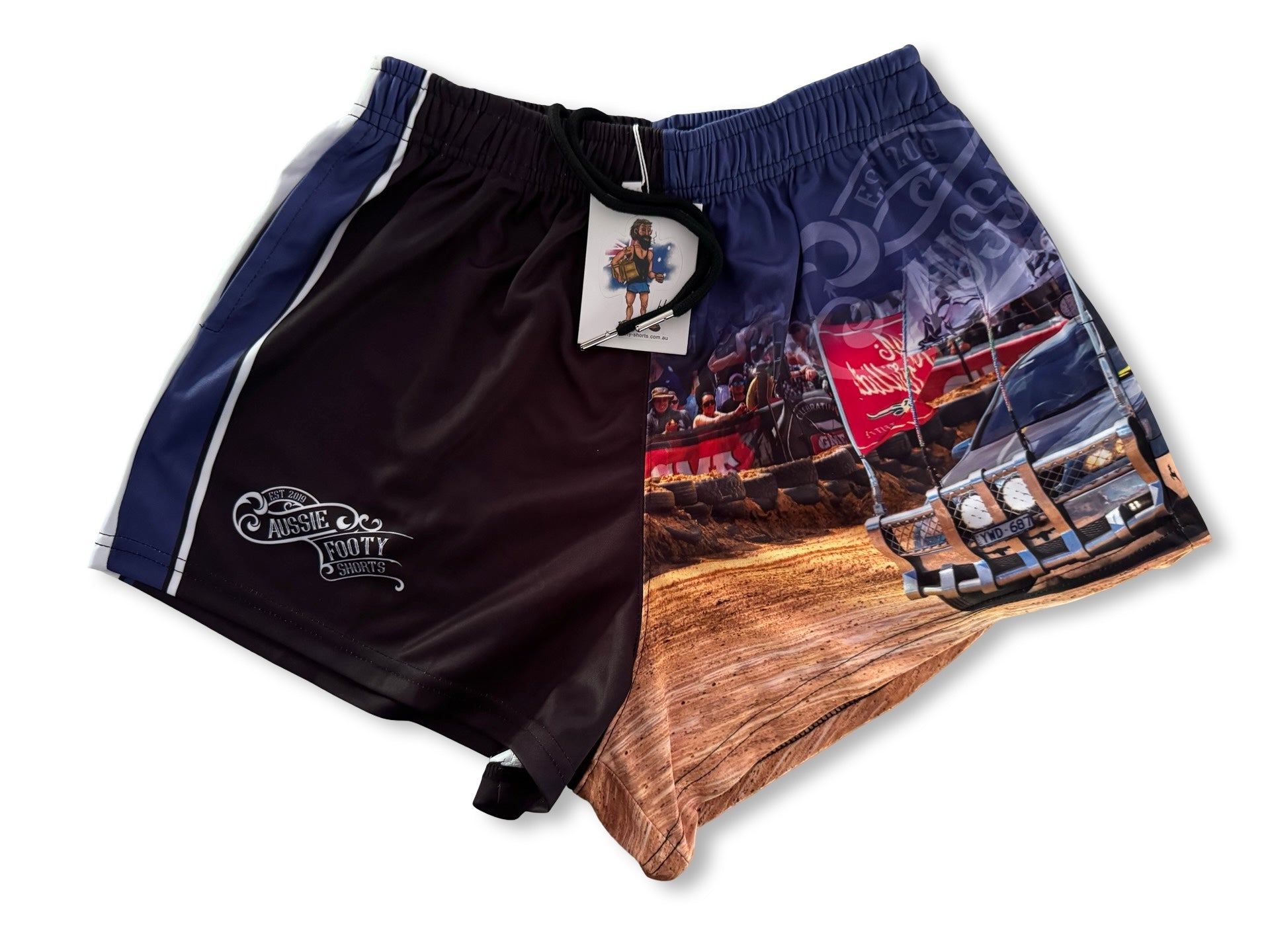 🔥NEW🔥 Blue Ute SKID Footy Shorts (With Pockets) – Footy-shorts.com.au