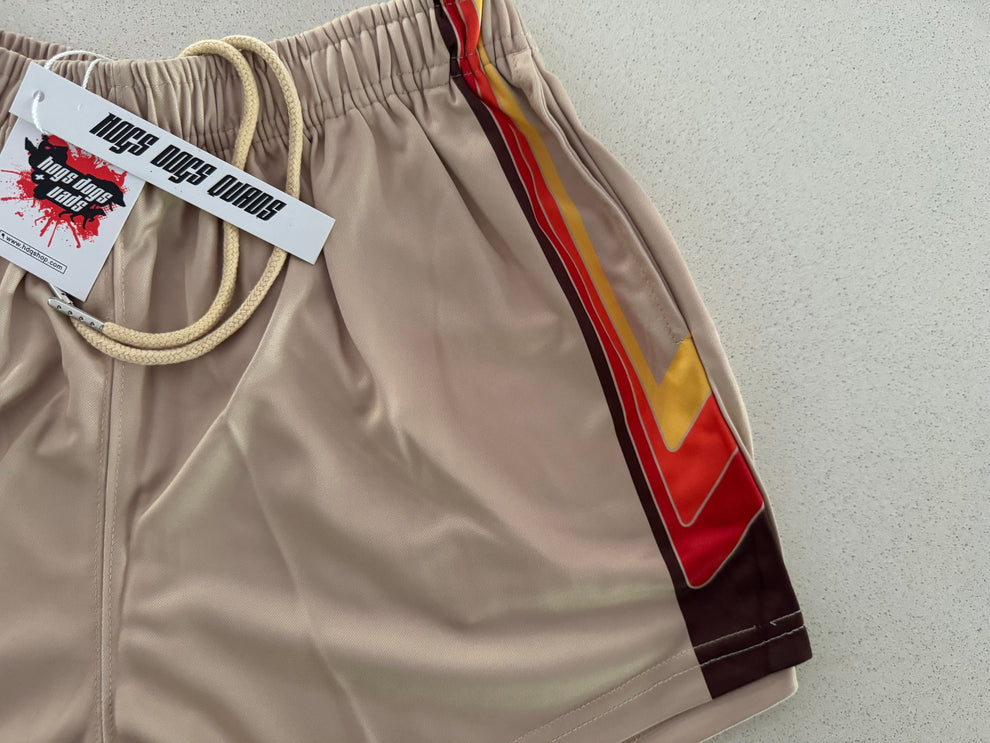 Cruiser Country Sandy Footy Shorts (With Pockets) – Footy-shorts.com.au