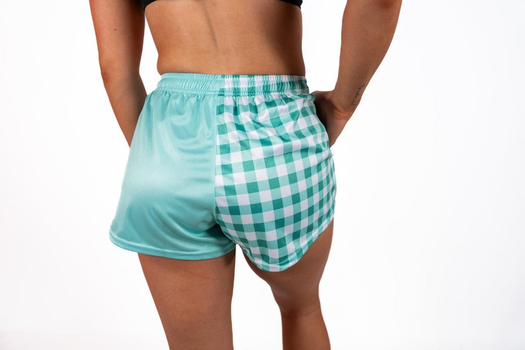 🔥NEW🔥 Green Chequered - Footy Shorts (With Pockets) Gingham – Footy ...