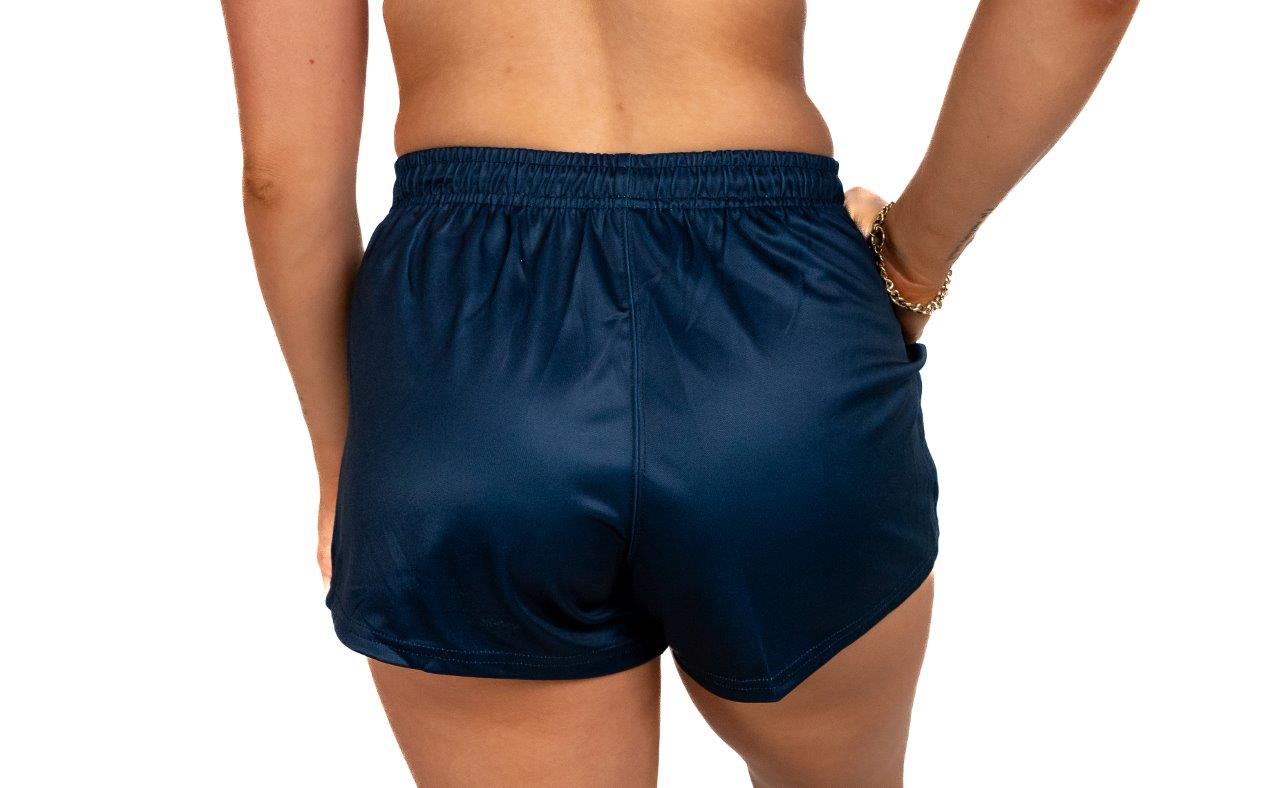 Plain Navy - Footy Shorts (With Pockets) – Footy-shorts.com.au